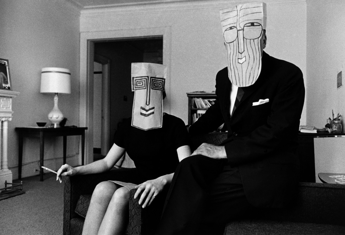 The Mask Series: Inge Morath & Saul Steinberg • Magnum Photos