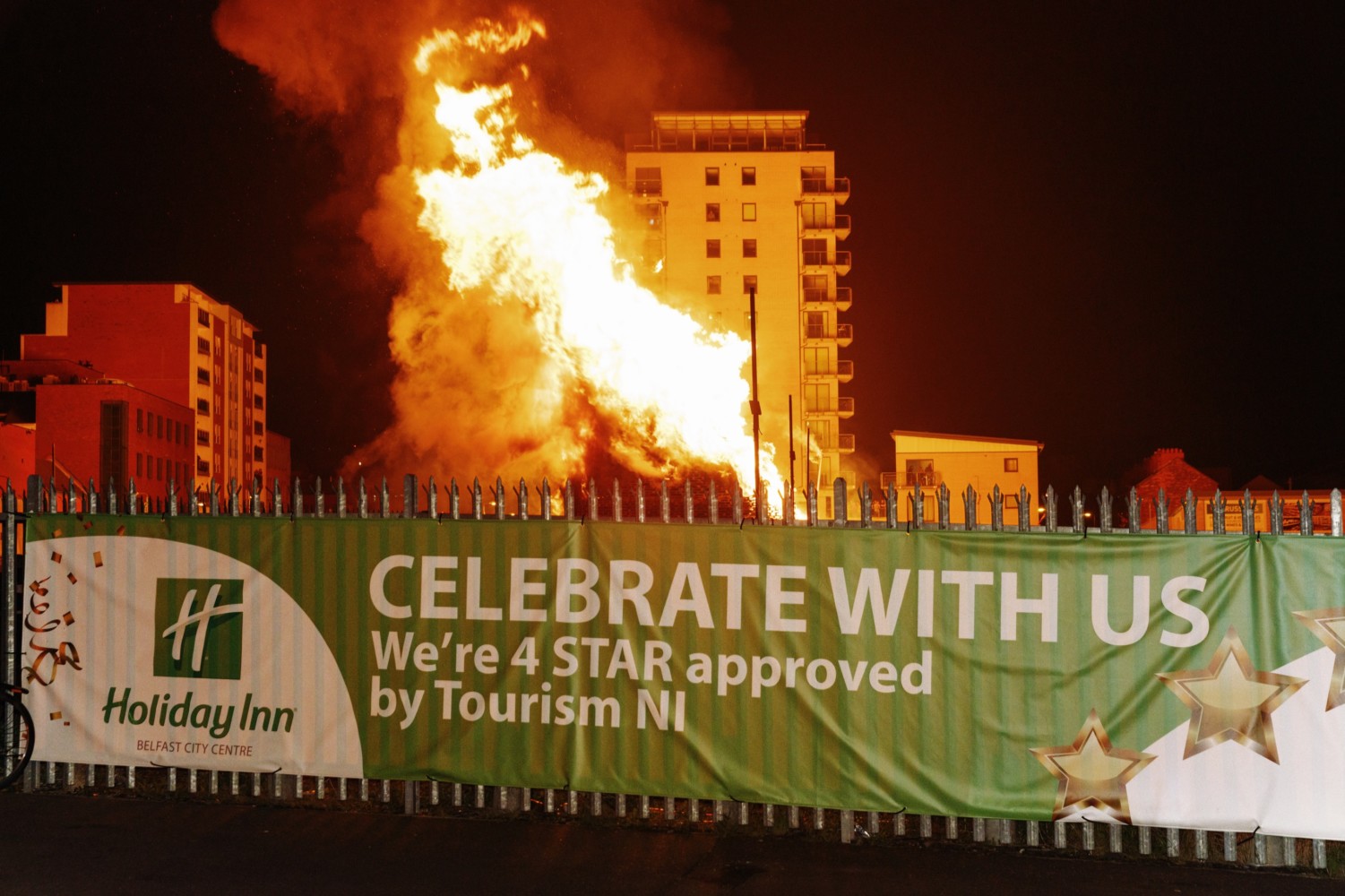 GB. Northern Ireland. Sandy Row bonfire. Belfast. 2016. | Magnum Photos